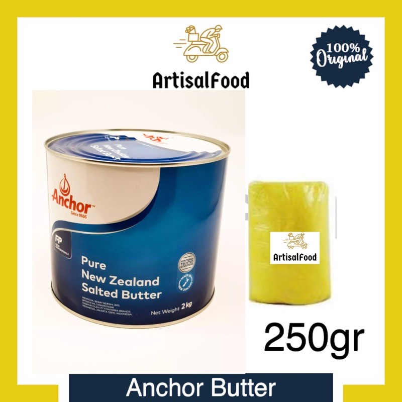 Jual ANCHOR SALTED butter 250gr dr KALENG | Shopee Indonesia