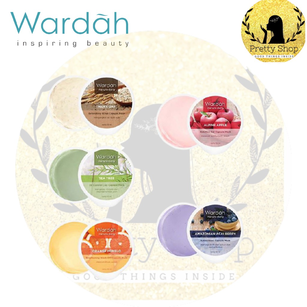 Jual Wardah Nature Daily Capsule Mask | Shopee Indonesia