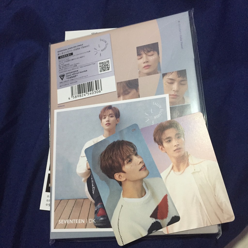 Jual SEVENTEEN Fallin' Flower Album Limited C Ver. Entry Card DK ...