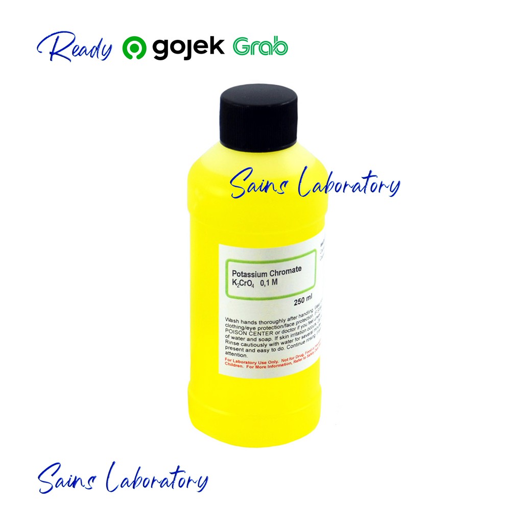 Jual Kalium Kromat K2CrO4 0,1 M 250 ml Potassium Chromate Solution ...