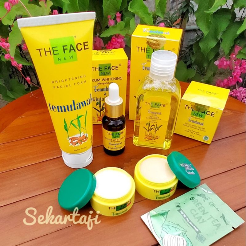 Jual The Face Paket Cream Temulawak Original BPOM Komplit isi 5 ...