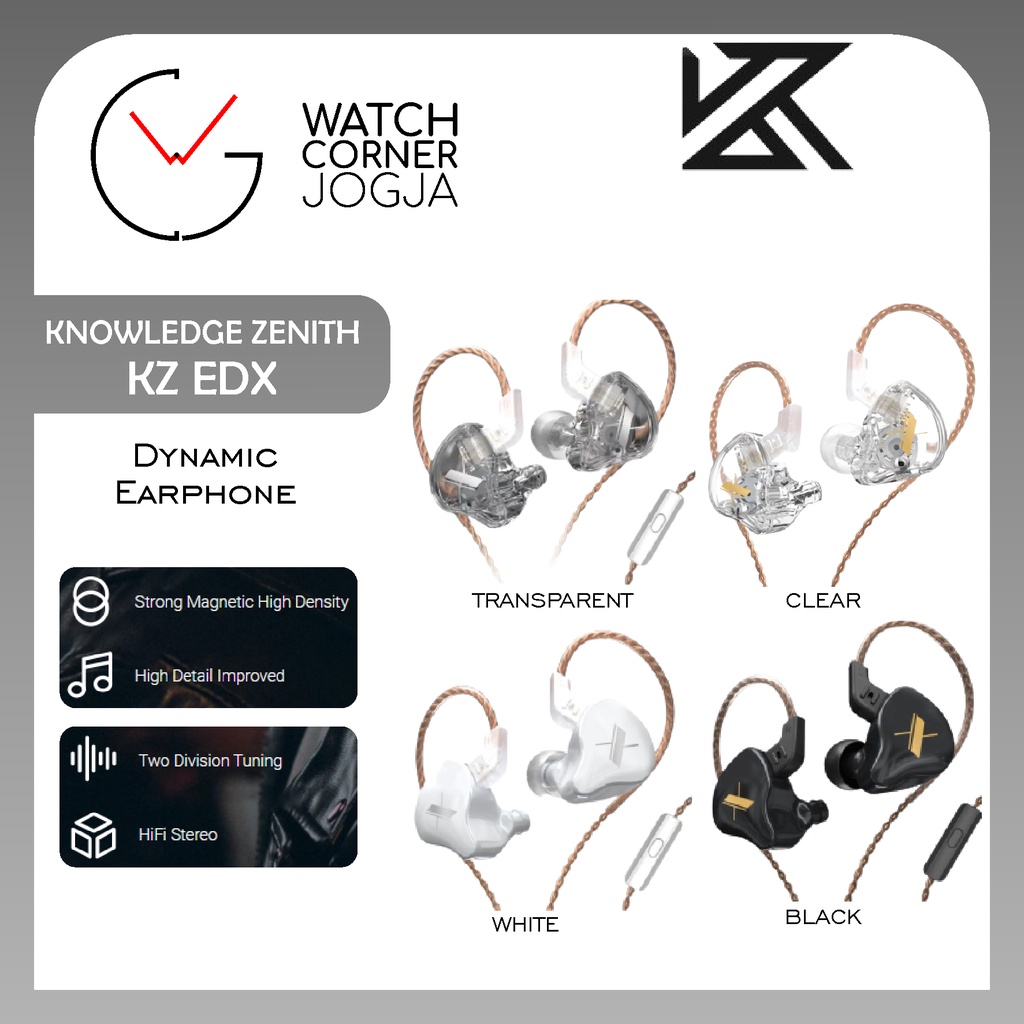 Jual Knowledge Zenith KZ EDX with MIC Dynamic Driver Stage Monitoring ...