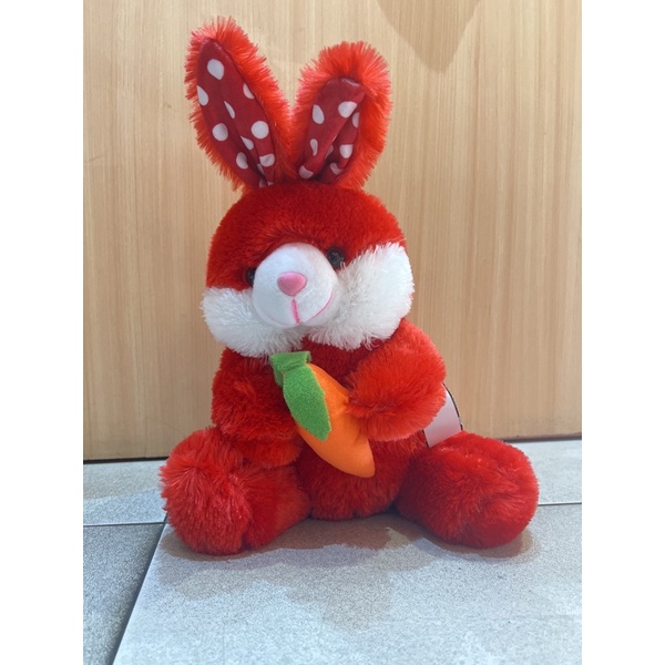 Jual CBT/ Boneka Rabbit Wortel Kelinci Duduk Wortel Animal 9” 11 ...