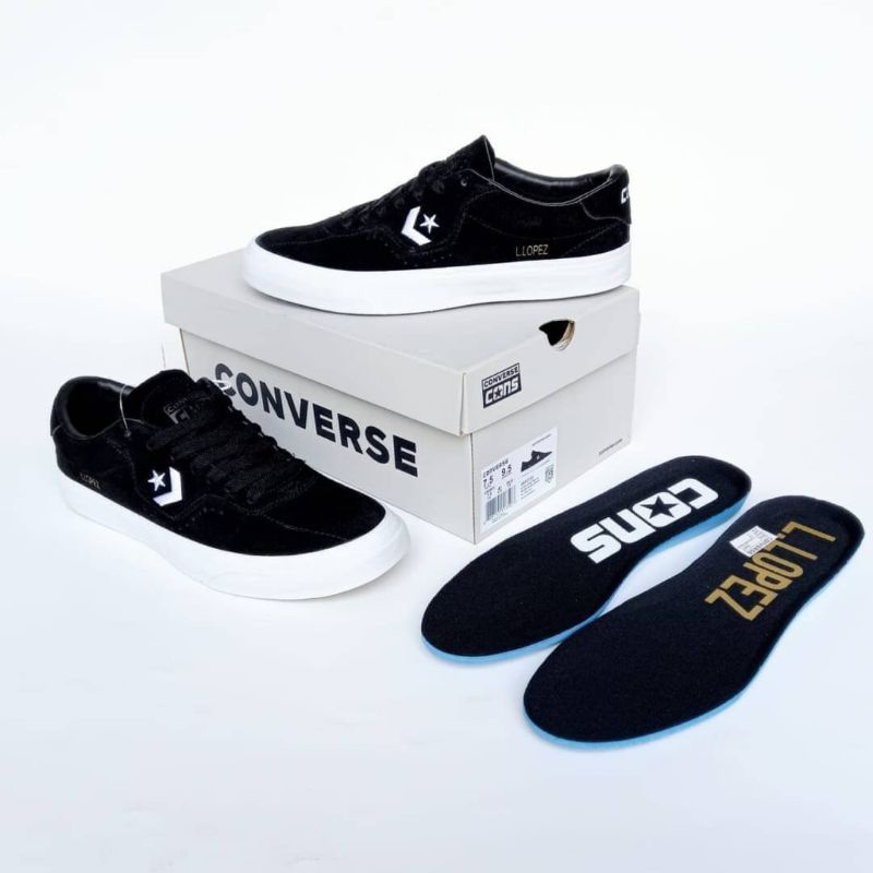 Jual Converse One Star Cons Louie Lopez Pro Black White | Shopee Indonesia