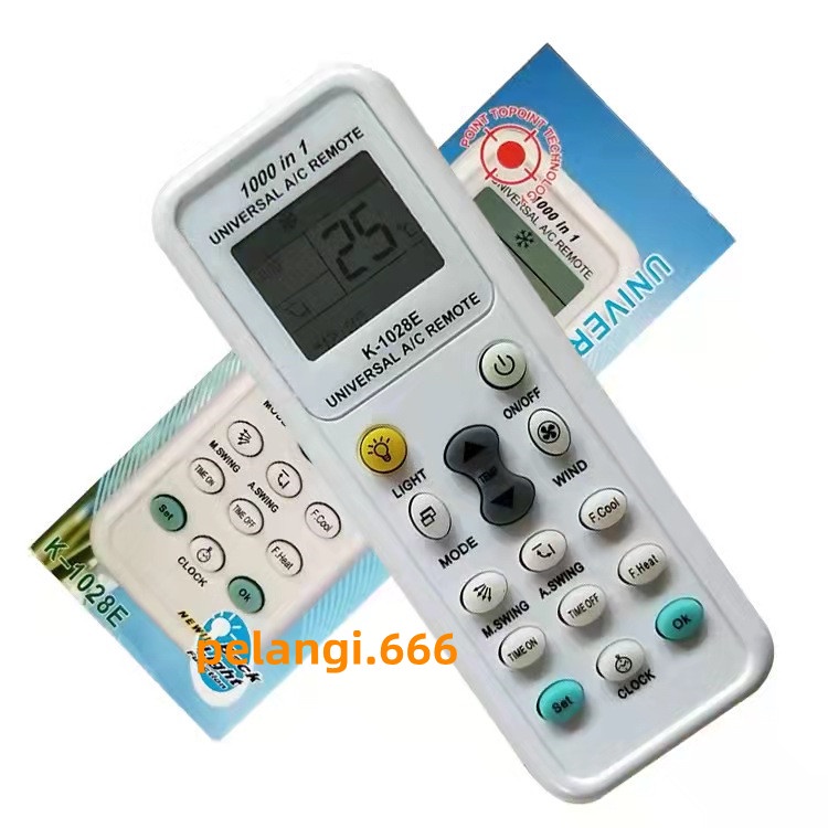 Jual Remot Remote AC Multi Universal K-1028E untuk Semua Merek AC ...