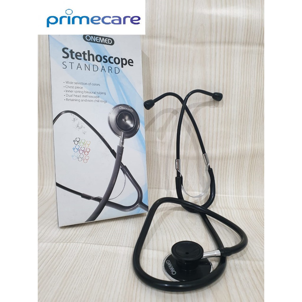 Jual Stetoskop Onemed Standard Hitam / Stetoskop Onemed Full Colour Black | Shopee Indonesia