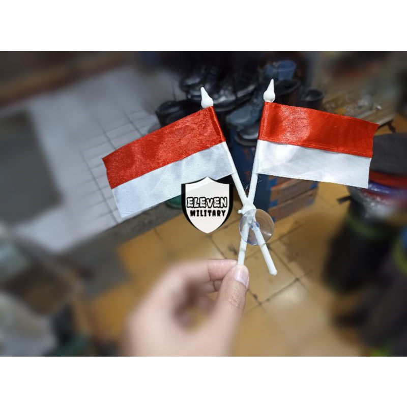 Jual BENDERA MERAH PUTIH HIASAN KACA MOBIL - ACCESSORIES INTERIOR MOBIL ...