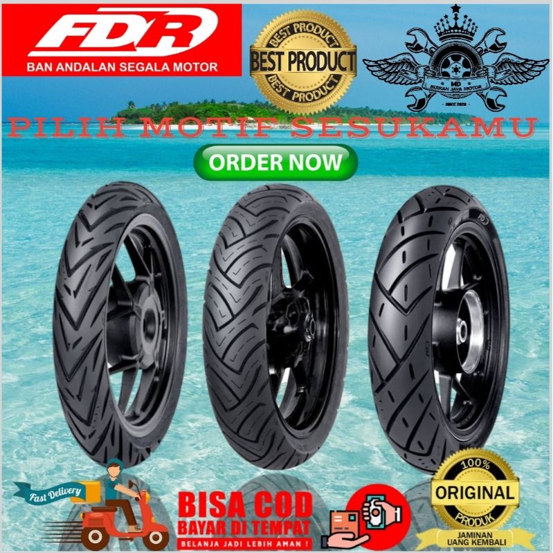 Jual BAN TUBELESS FDR (GENZI)(SPORT XR)(SPORT ZEVO) 80/80-14 FREE PENTIL 100% ORIGINAL | Shopee ...