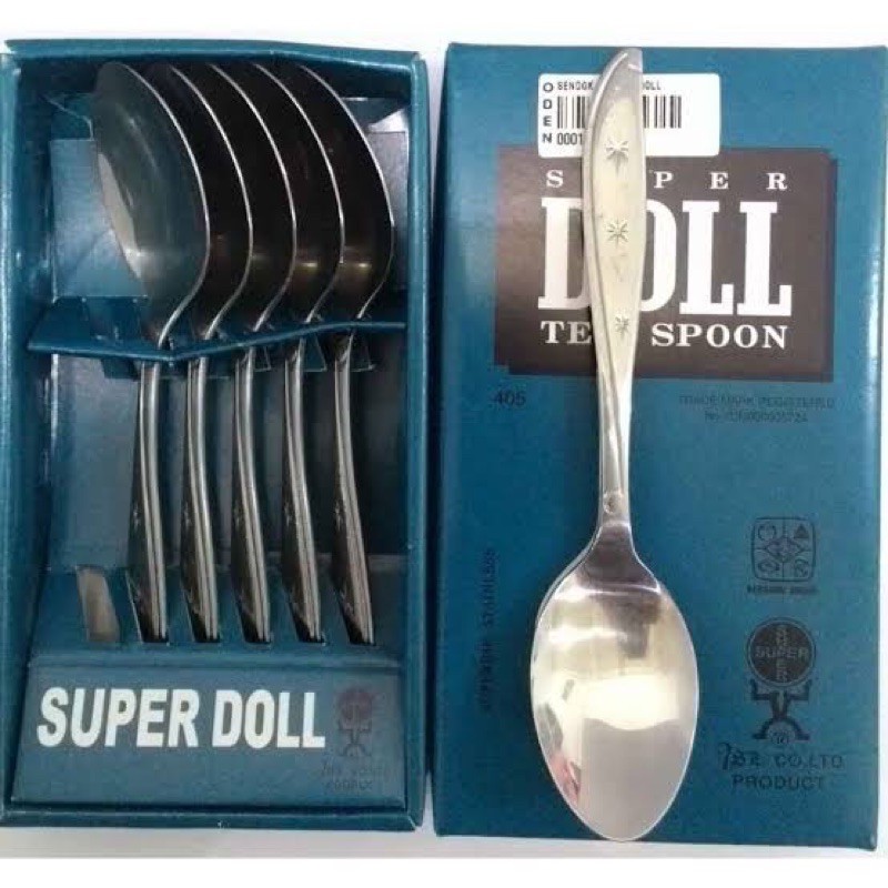 Jual SENDOK GARPU MAKAN STAINLESS SUPER DOLL 1/2 LUSIN ORIGINAL ...