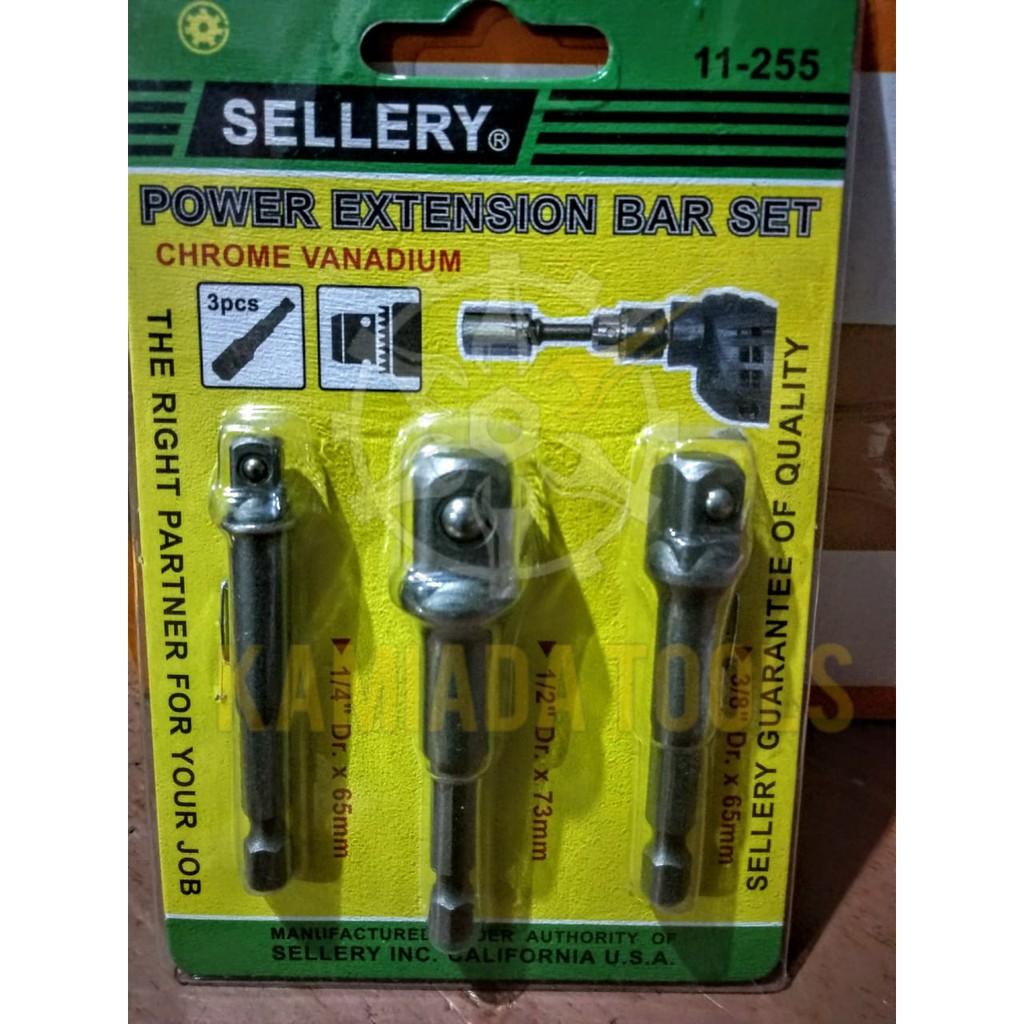 Jual Adaptor Extension Bar Set/ Adaptor Mata Sock Ke Mesin Bor | Shopee ...