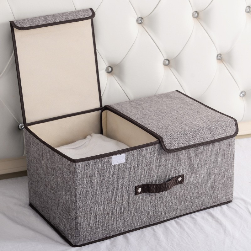 Jual Storage Box Baju Tempat Penyimpanan Pakaian Keranjang Medium atau ...