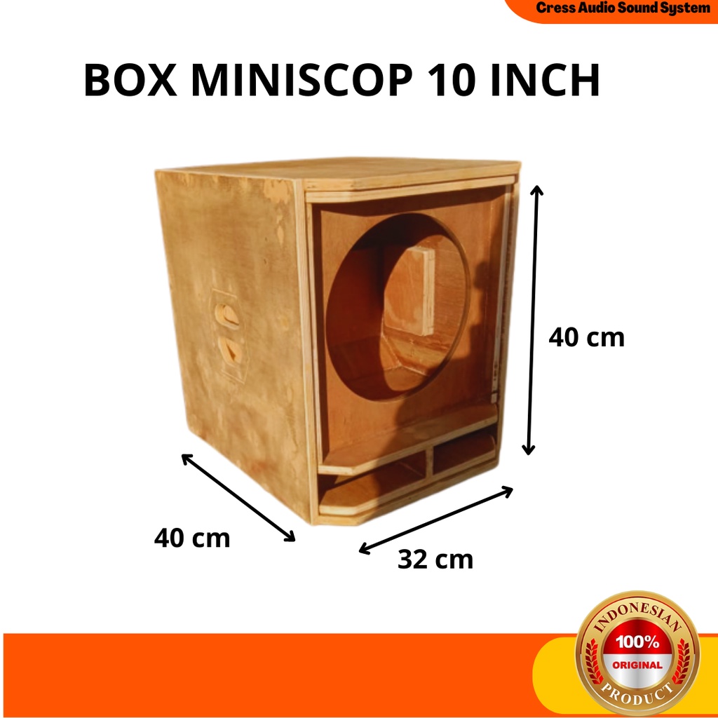 Jual Box Sound System Speaker Subwofer Miniscop 10 Inch Papan Triplek ...