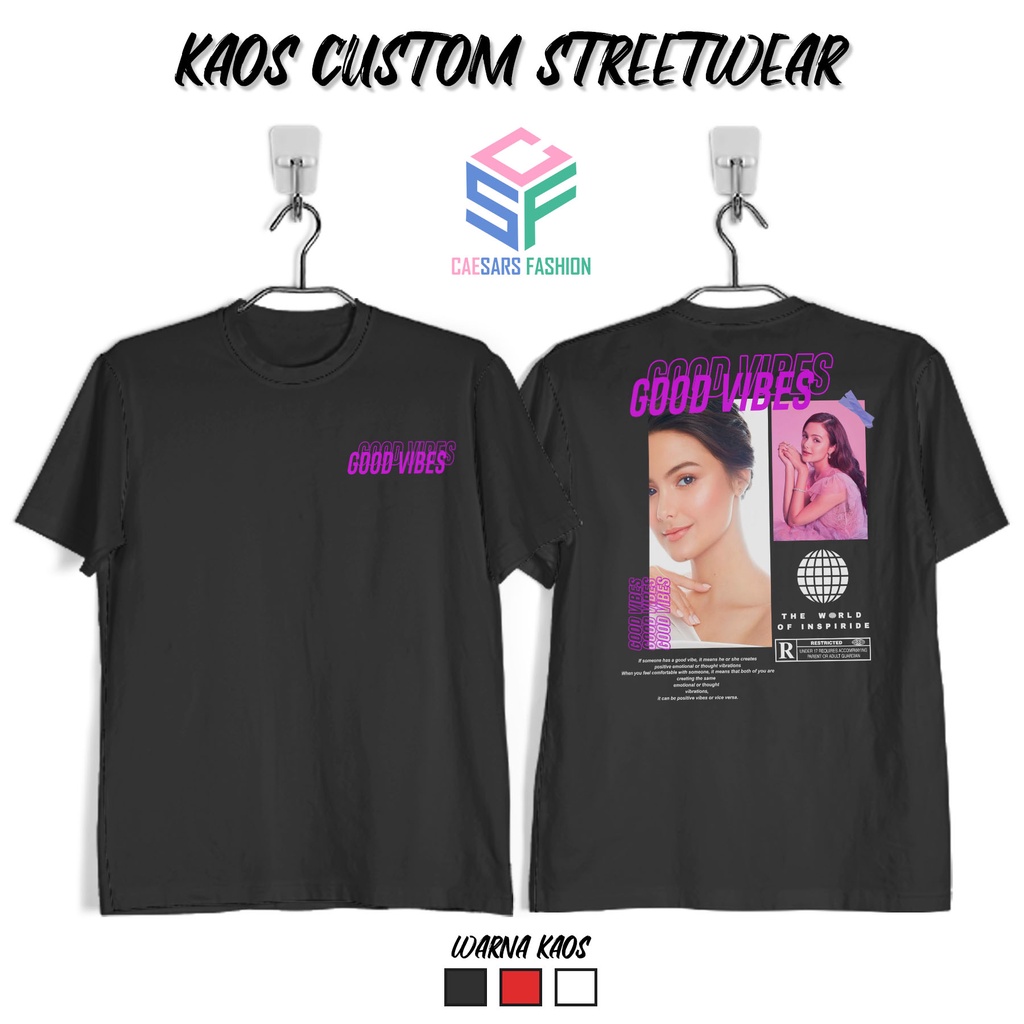 Jual Baju Kaos Custom Foto Bucin Aesthetic Streetwear / 17 / Kaos Viral ...