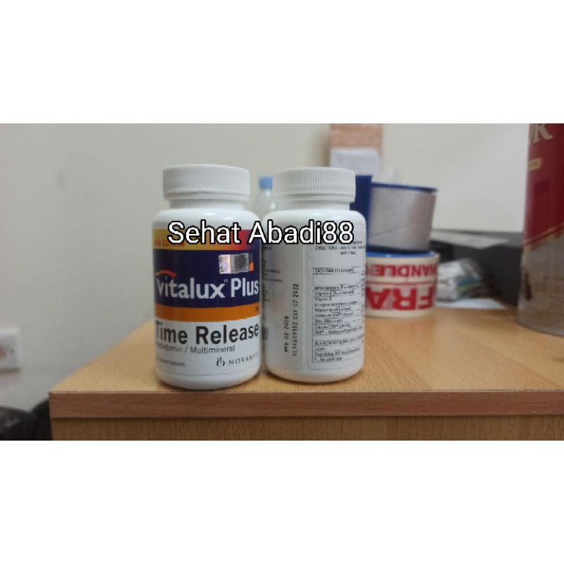 Jual Vitalux Plus Time Release Multivitamin | Shopee Indonesia