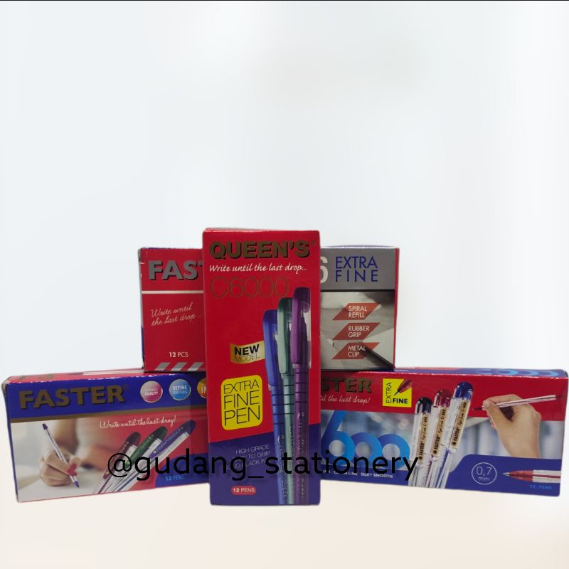 Jual PEN/BULPOINT FASTER TIPE F3,C600,C6000 | Shopee Indonesia