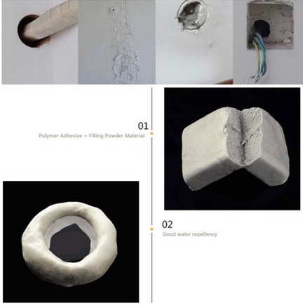 Jual [OL] Dempul Tambal Tembok Lubang Dinding Lubang Pipa Saluran Air ...