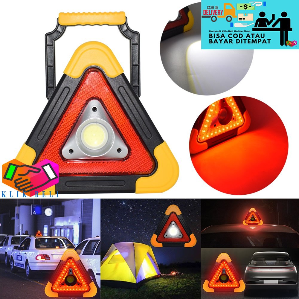 Jual Lampu Emergency Segitiga Solar Panel Merk HURRY BOLT HB-6609 ...