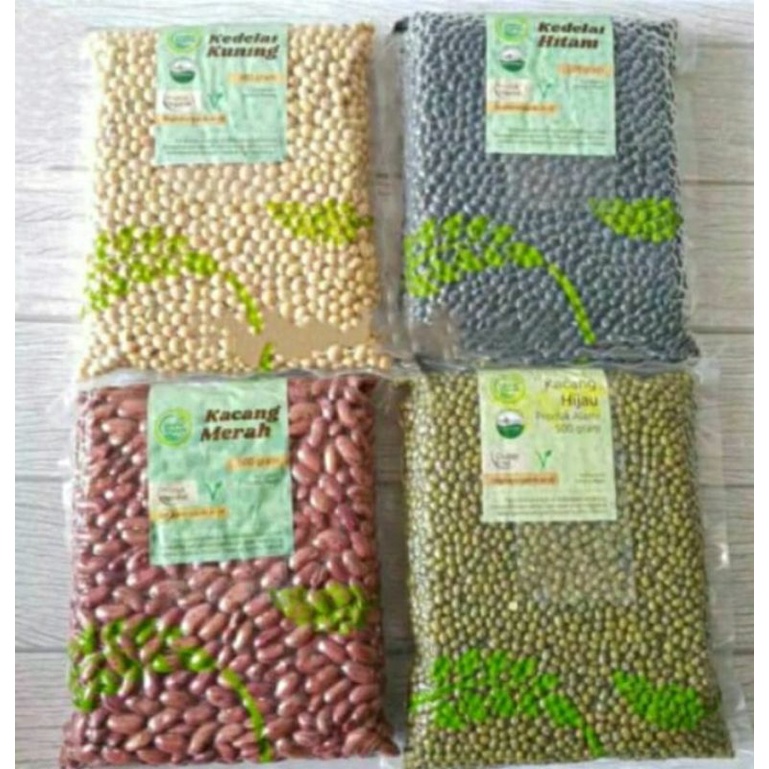 Jual Lingkar Organik Kacang Merah/Kacang Hijau/Kedelai Kuning/Kedelai ...