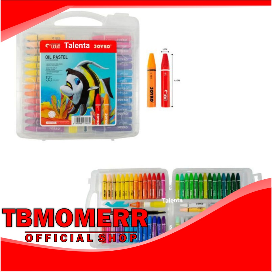 Jual CRAYON MURAH/CRAYON TITI JOYKO 55 WARNA | Shopee Indonesia