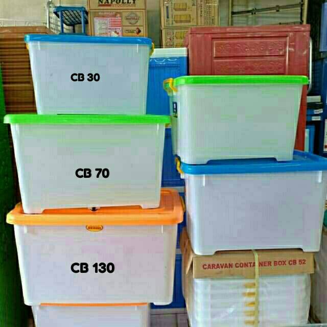Jual SHINPO SIP Container Box / Tempat Penyimpanan Plastik 130Lt ...