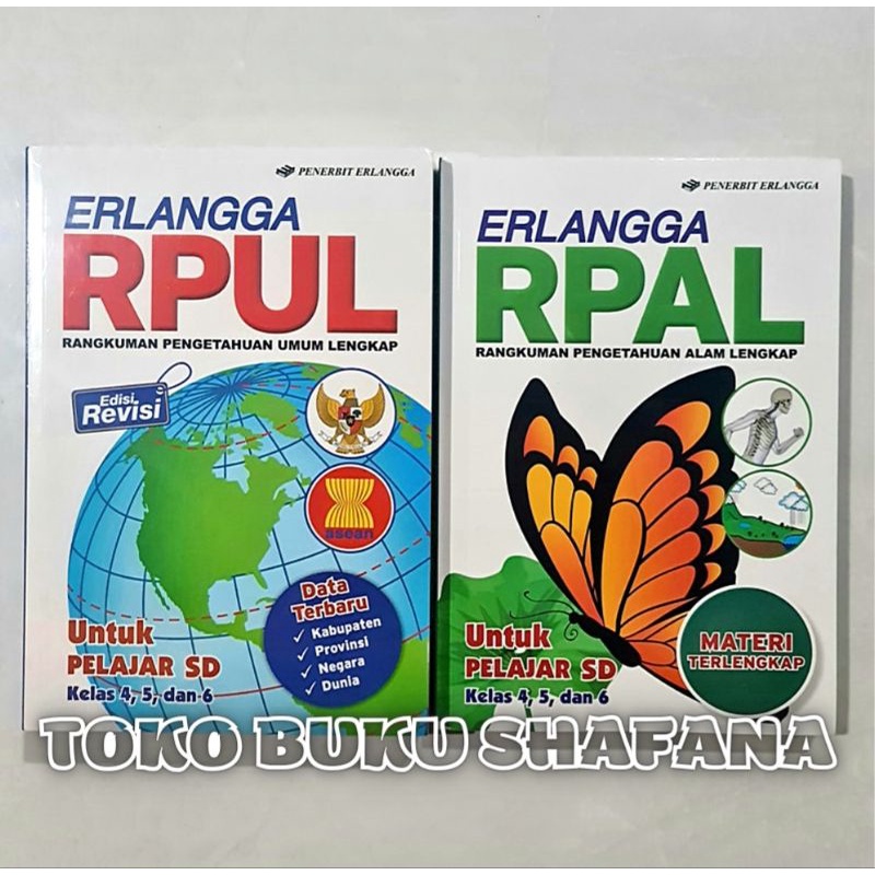 Jual ERLANGGA : BUKU RPAL / RPUL UNTUK PELAJAR SD KELAS 4 5 DAN 6 ORIGINAL | Shopee Indonesia