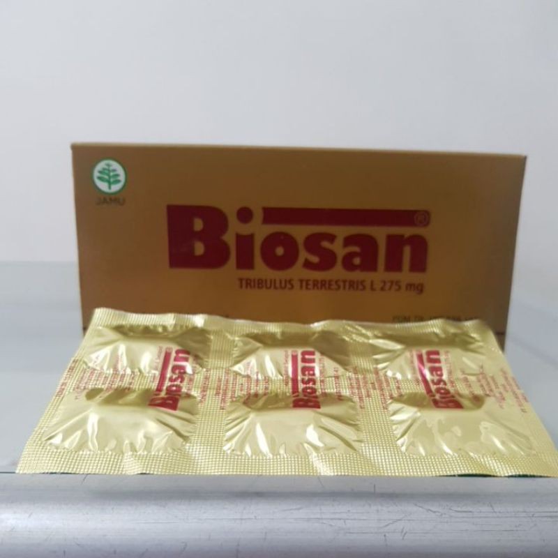 Jual Biosan Strip isi 6 Kaplet - utk Meningkatkan stamina dan kesuburan ...