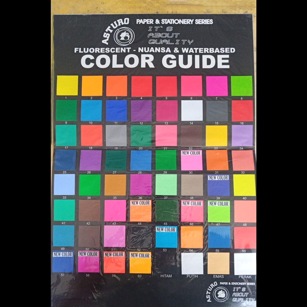 Jual Kertas Asturo Paper Spotlite Asli Kertas Warna | Shopee Indonesia