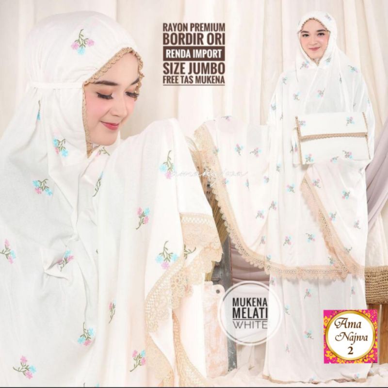 Jual MUKENA MELATI BY AMA NAJWA | Shopee Indonesia