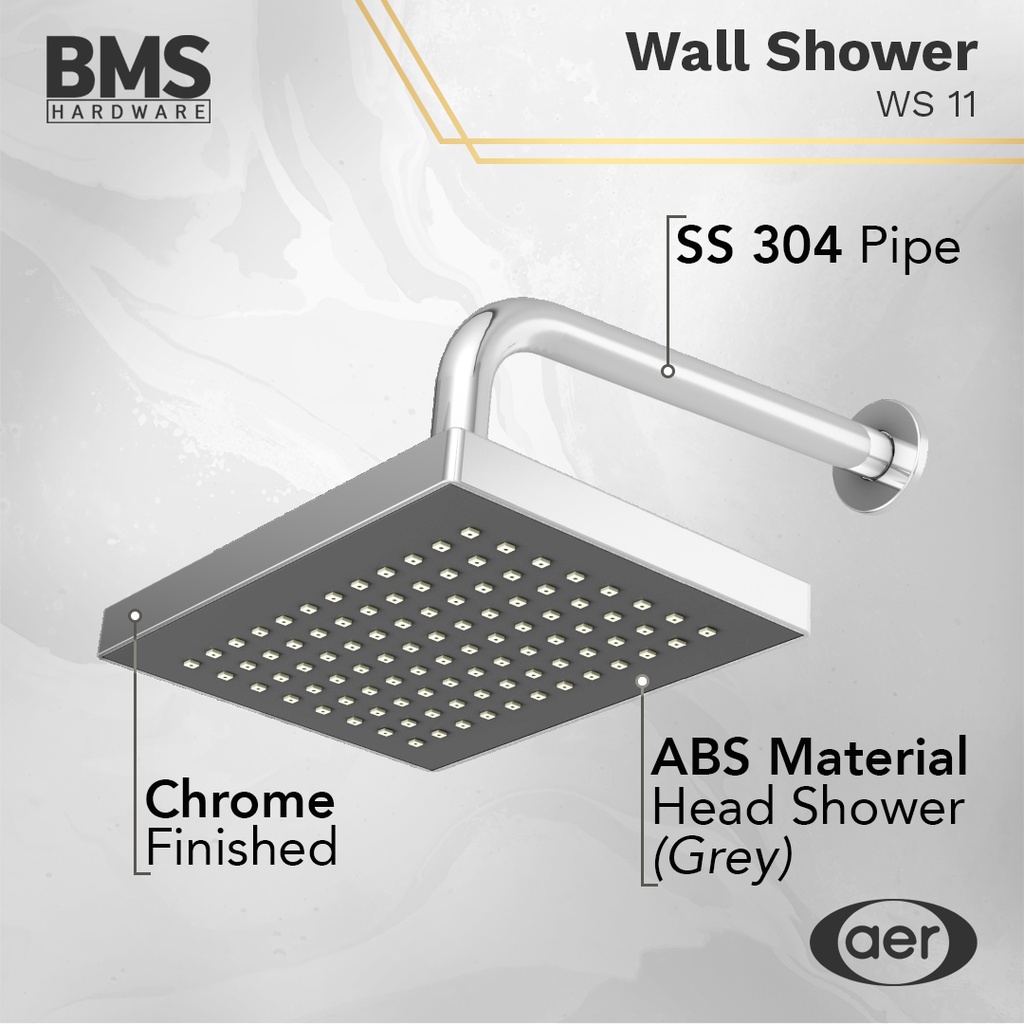 Jual AER Wall Shower / Shower Dinding / Shower Tembok / Shower Mandi ...
