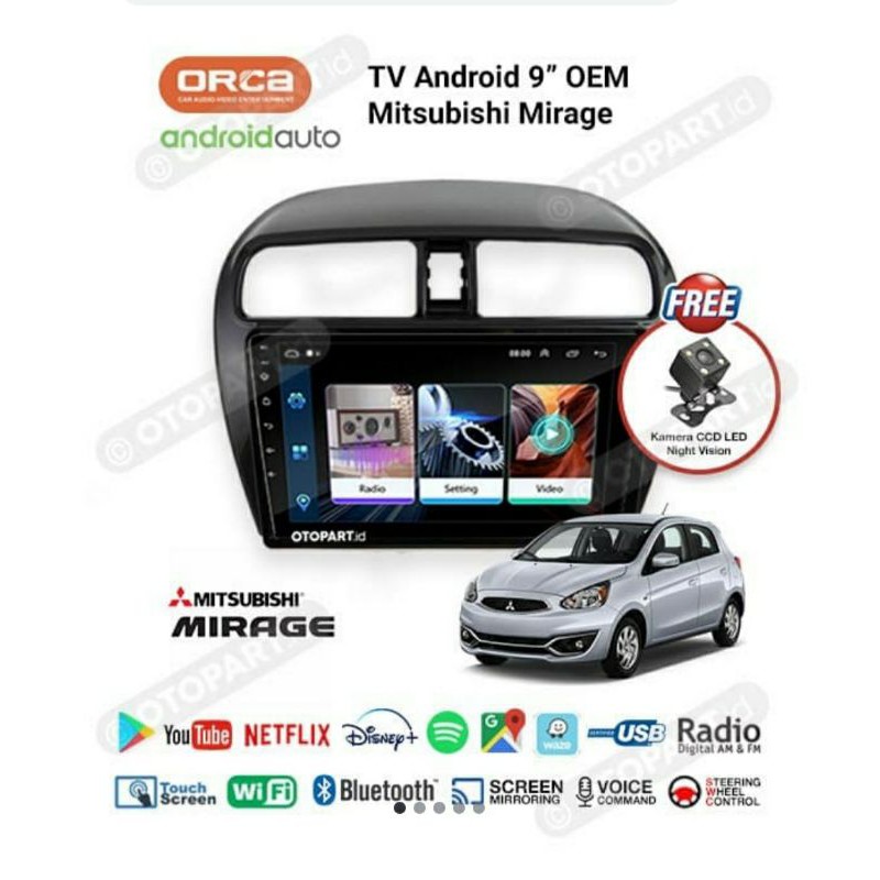 Jual Head unit oem mirage - tv android mitsubishi mirage - tv android ...