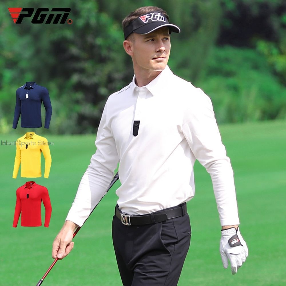 Jual Pre Order 2021 Pgm Golf Shirts Men Shirt Long Sleeve Golf Clothing ...