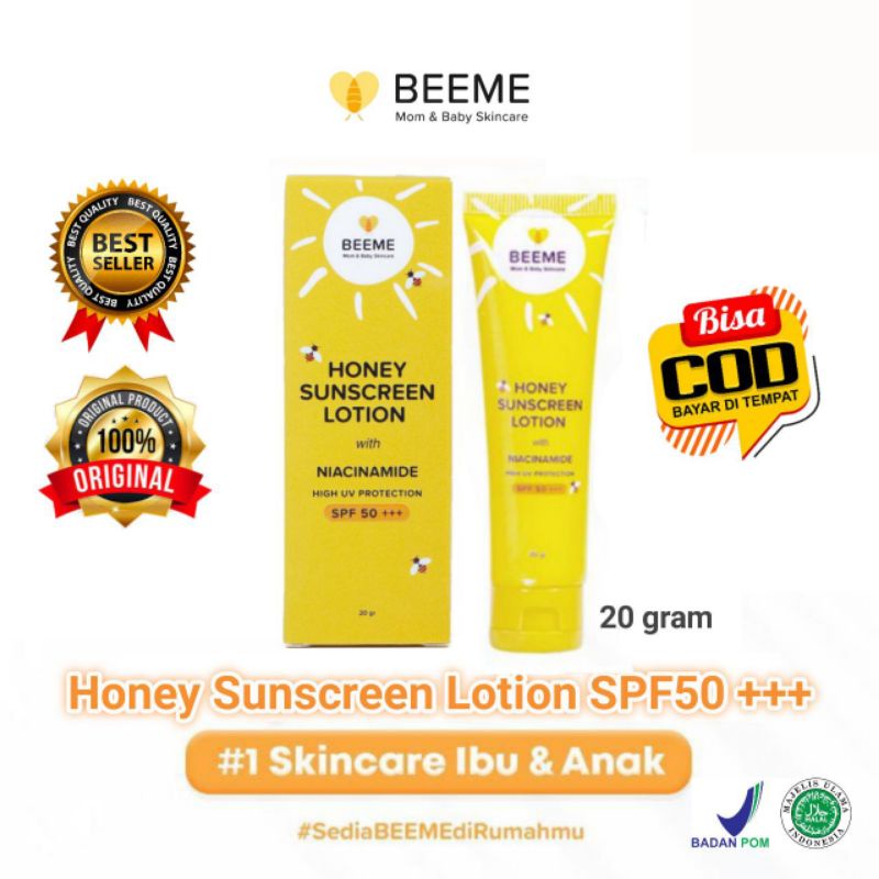 Jual Beeme sunscreen spf 50 PA+++ with niacinamide | Shopee Indonesia