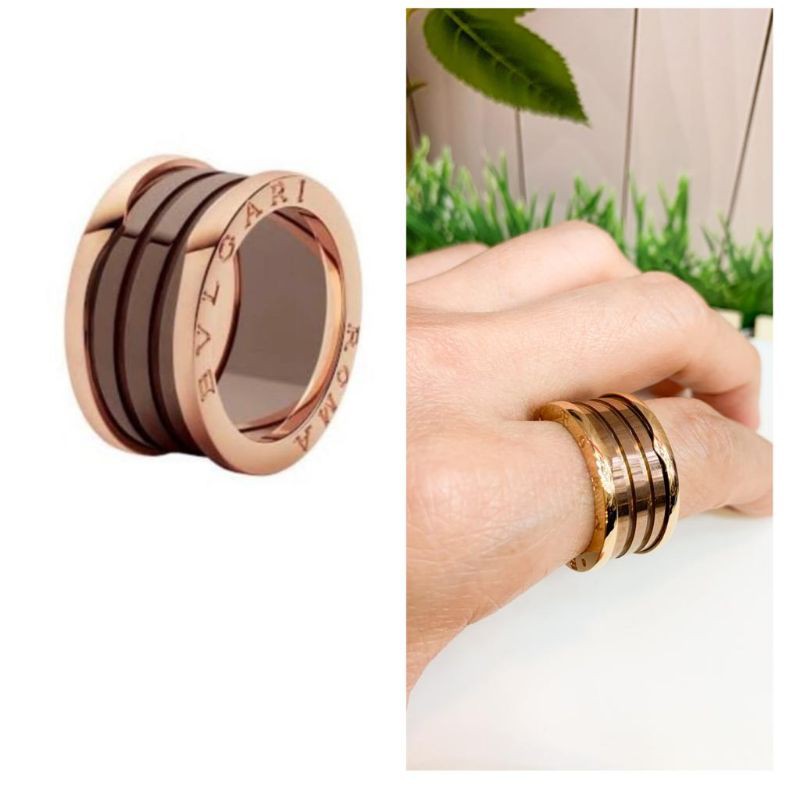 Jual Cincin Stainless Titanium Bvl Zero Ada Logo Grafir Serial Number ...