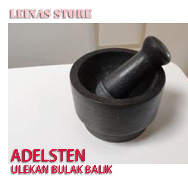 Jual Ulekan / Cobek 2 SISI ULEKANADELSTEN Cobek bahan marmer | Shopee ...