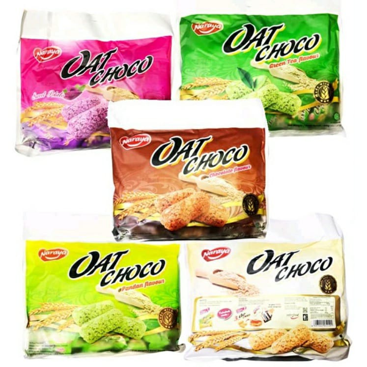 Jual Snack Makanan Ringan Naraya Oat Choco Rasa Chocolate, Vanila ...