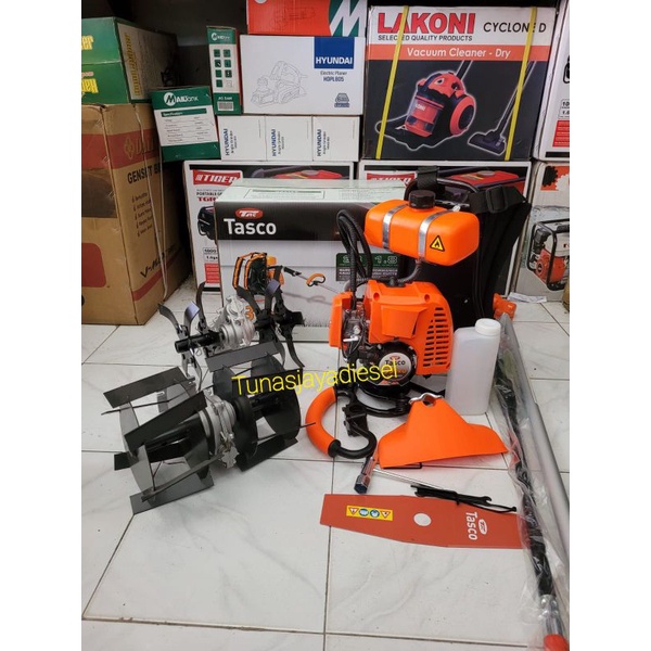 Jual TASCO 3in1 Mesin Potong Rumput 2Tak + Cultivator Cakar Tanah ...