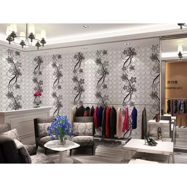Jual Wallpaper Sticker Bunga Ulir Hitam | Shopee Indonesia