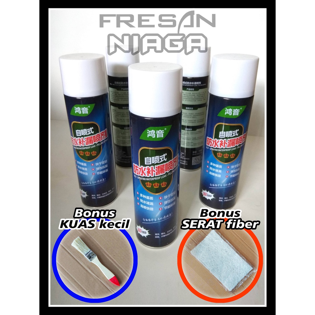 Jual Cat Rubber Semprot Pelapis Anti Bocor Waterproof Spray Penutup ...