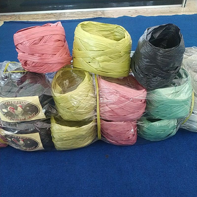Jual Tali rafia/Rumput Jepang cap AYAM JAGO | Shopee Indonesia