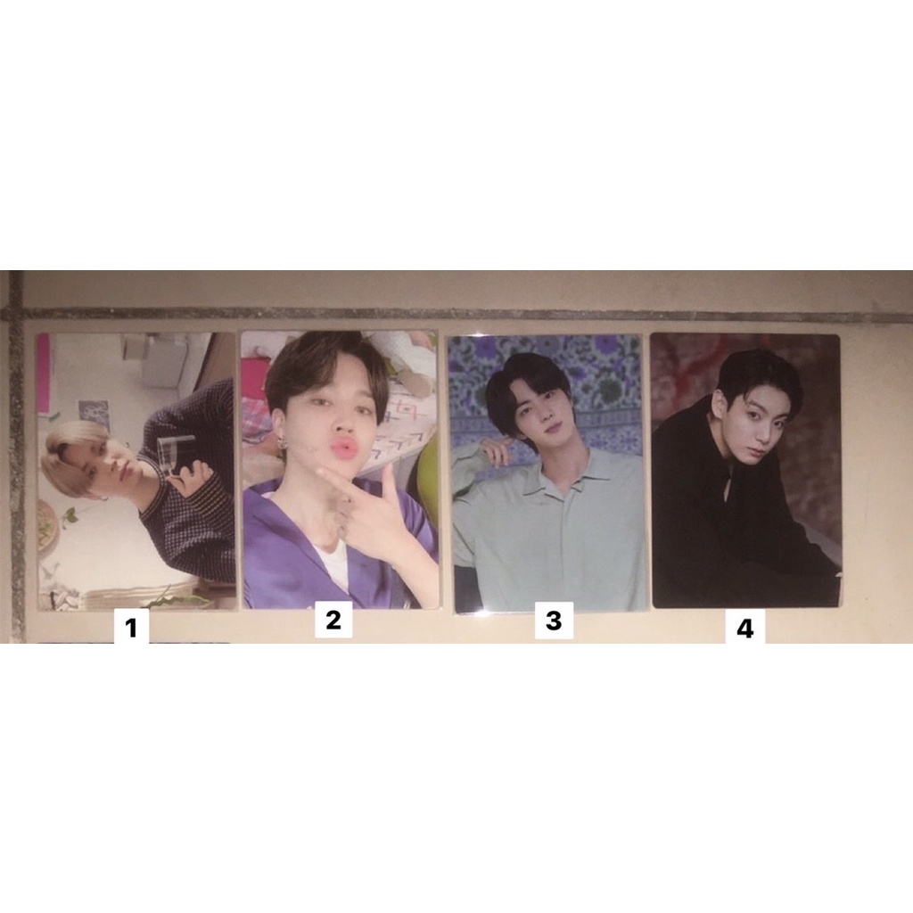 Jual PC MPC PHOTOCARD MERCH NAMJOON JIN YOONGI JHOPE JIMIN TAEHYUNG JUNGKOOK BTS OFFICIAL ...