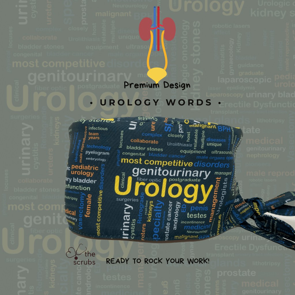 Jual Napoli Premium (Surgical Hat/Surgical Cap) Urology 3 (Urology Word ...