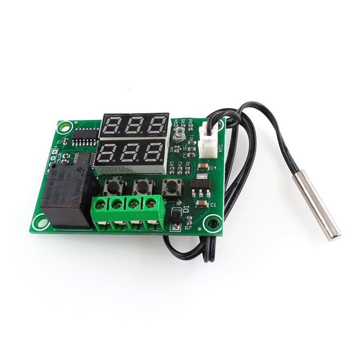 Jual Thermostat Digital DC 12V Switch Pengatur Temperatur DC 12V Mini ...