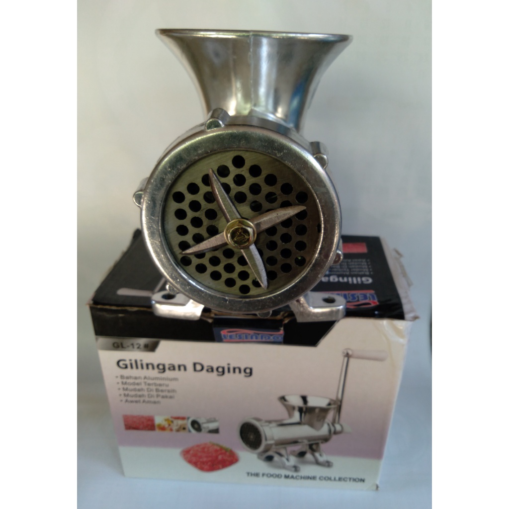 Jual Mesin Giling Daging Cetak Pelet Voer Sambel Kacang Manual no 12 ...