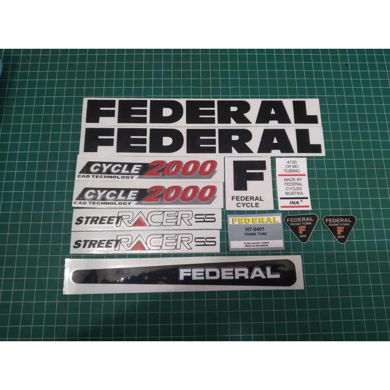Jual stiker sepeda federal streetcat racer | Shopee Indonesia