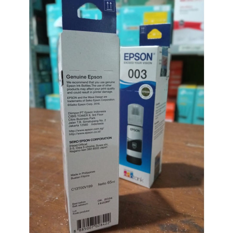 Jual Tinta EPSON 003 BLACK | Shopee Indonesia