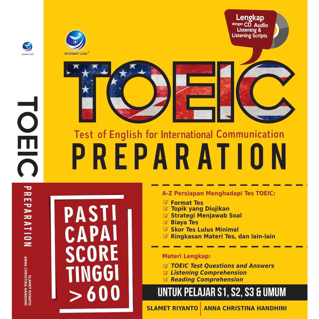 Jual BUKU TOEIC Preparation, Test of English for International ...