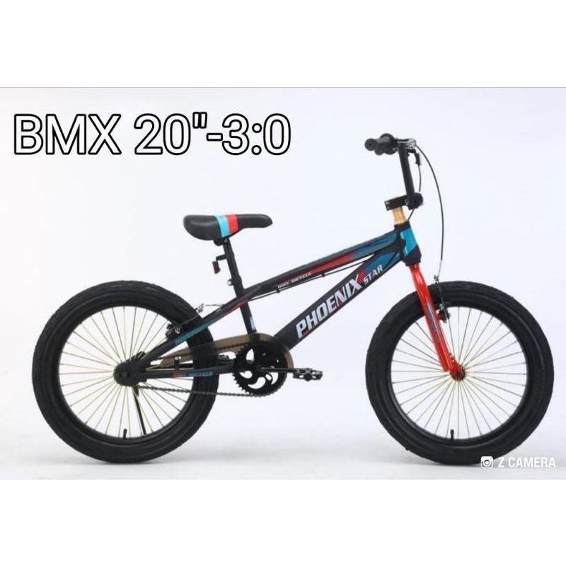 Jual SEPEDA BMX 20 inch Phoenix Star RA 25 ban 3.0 SNI BARU | Shopee ...