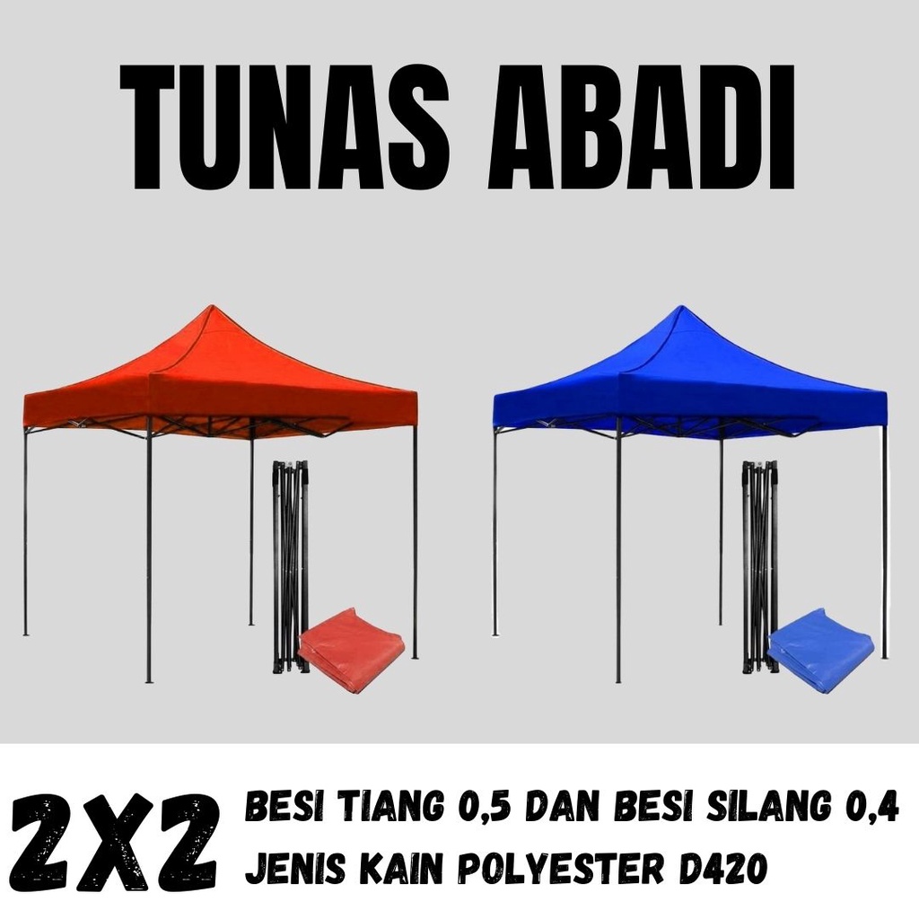 Jual Tenda lipat 0,4 / Folding Tent 2x2 meter Outdoor Tenda Matic Tenda ...