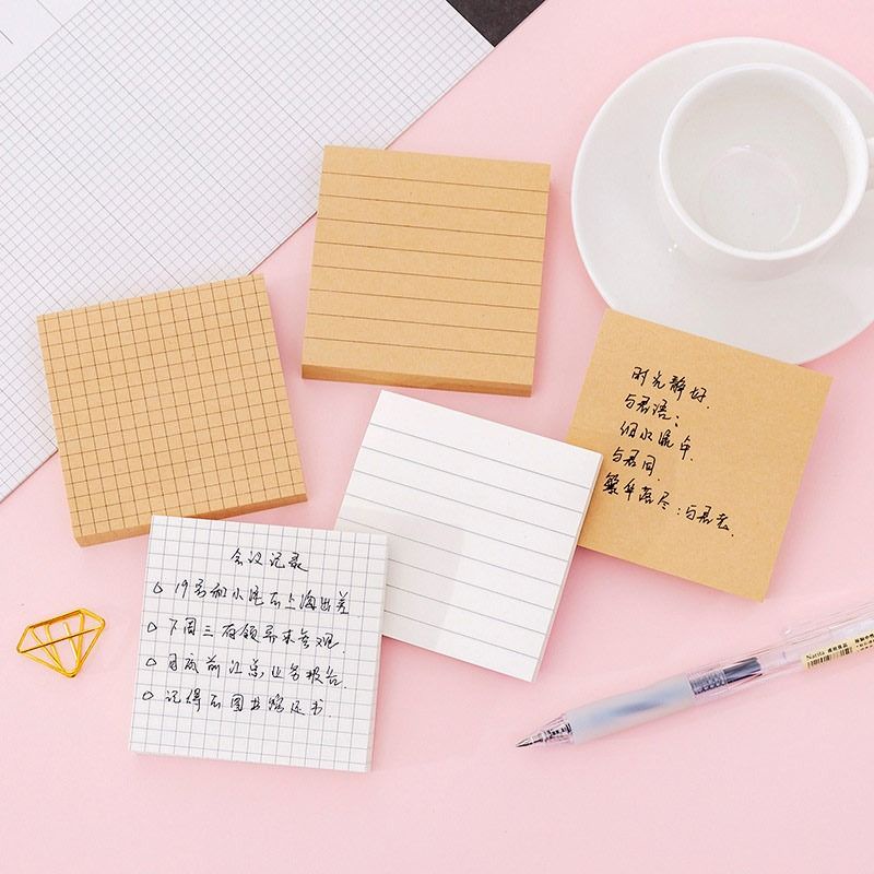 Jual Sticky Note Kraft Putih Mini / Memo notes | Shopee Indonesia