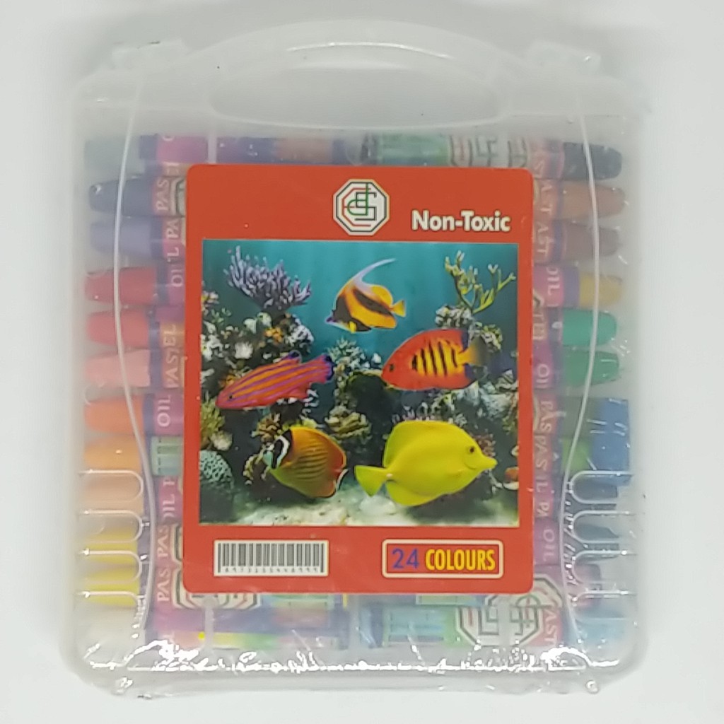 Jual Crayons / Oil Pastel 24 colours - Crayon 24 Warna | Shopee Indonesia